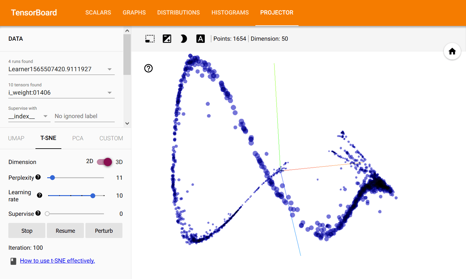 Visualization Embedding ภายในโมเดล Deep Neural Network Tensorboard Ep