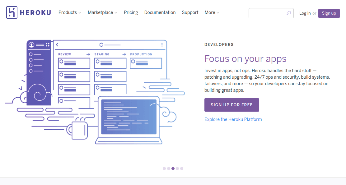 Heroku คืออะไร สอน Heroku ภาษาไทย เริ่มต้น สมัครใช้งาน Heroku PaaS ...