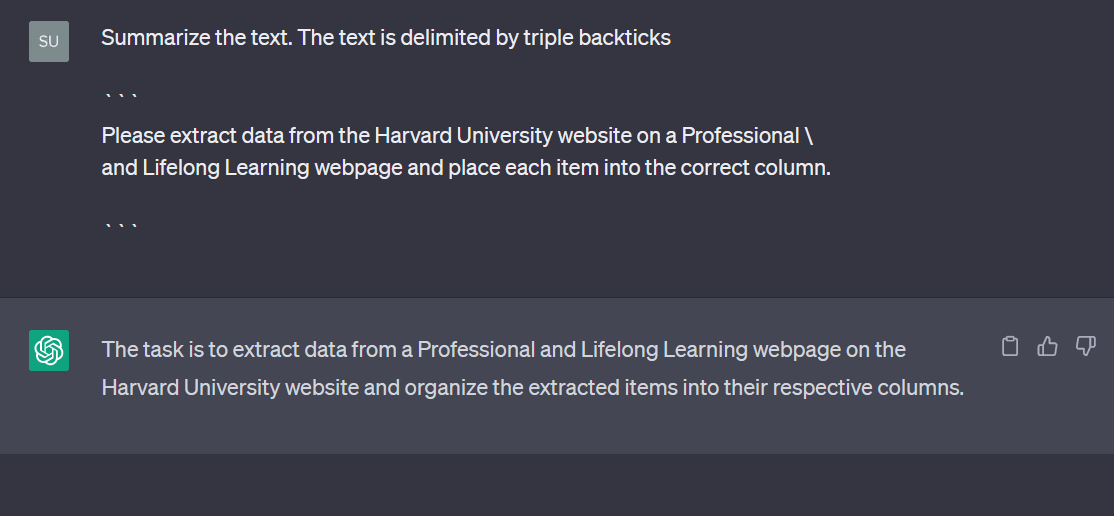 สอนเขียน Prompt ChatGPT ใช้เครื่องหมายวรรคตอน คั่นอินพุต และคำสั่ง ...