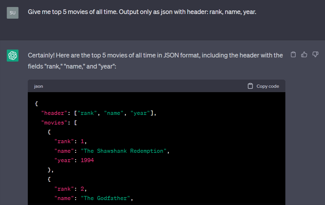 สอนเขียน Prompt ChatGPT ระบุรูปแบบโครงสร้างผลลัพท์ – Prompt Engineering ep.2 - BUA Labs